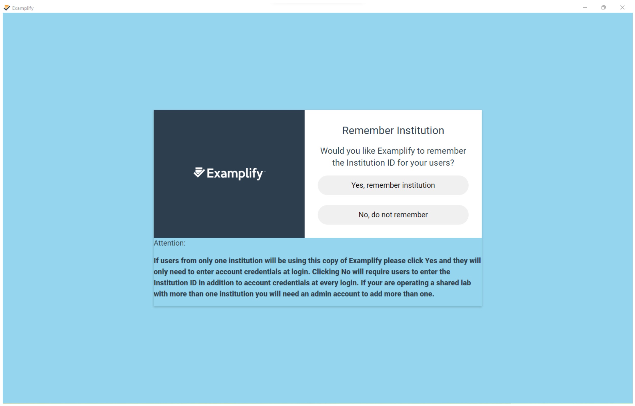 Examplify: Lab Setup – ExamSoft