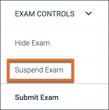 Examplify: Suspend an Exam – ExamSoft
