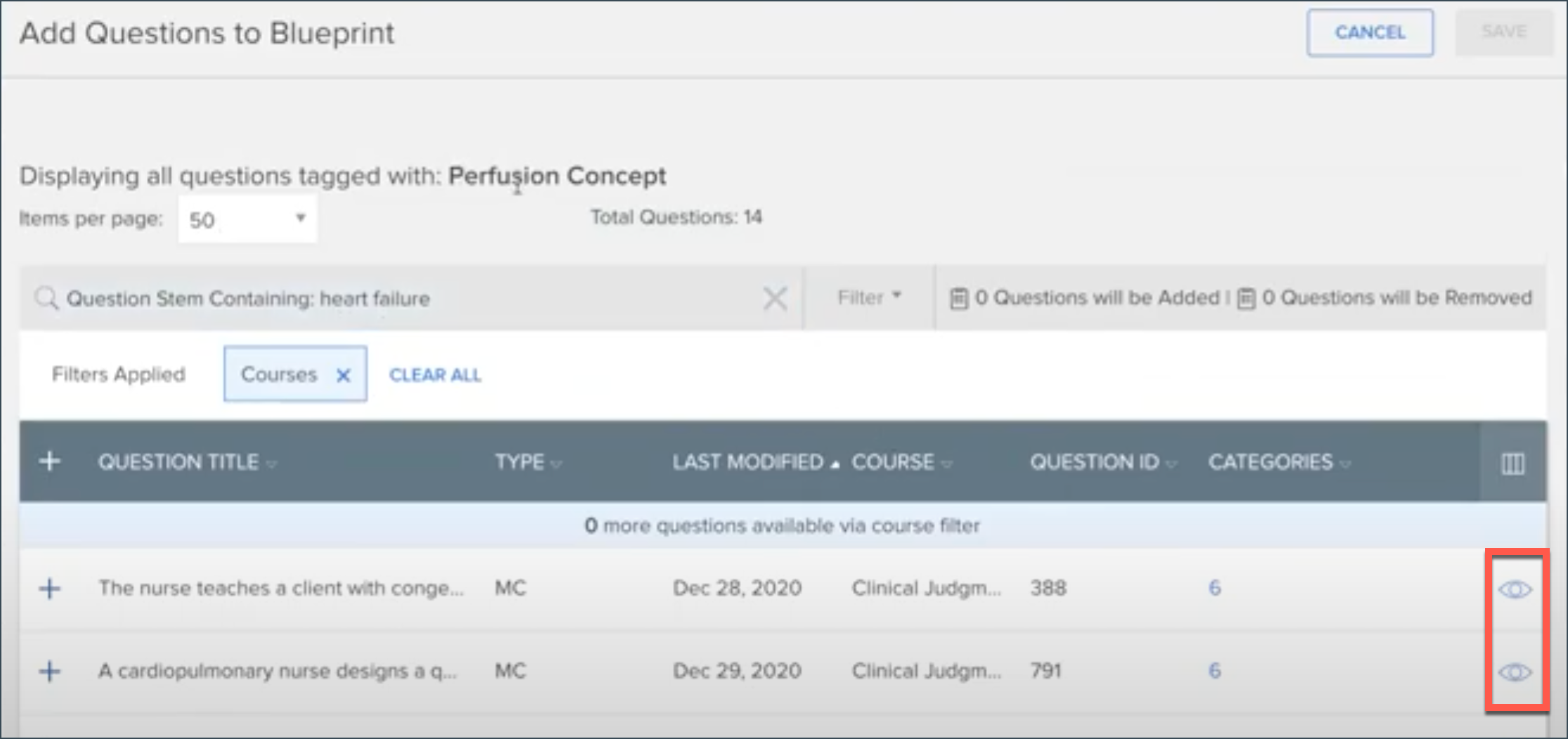Enterprise Portal: Search for Questions in your Courses – ExamSoft