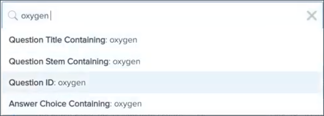 Enterprise Portal: Search for Questions in your Courses – ExamSoft