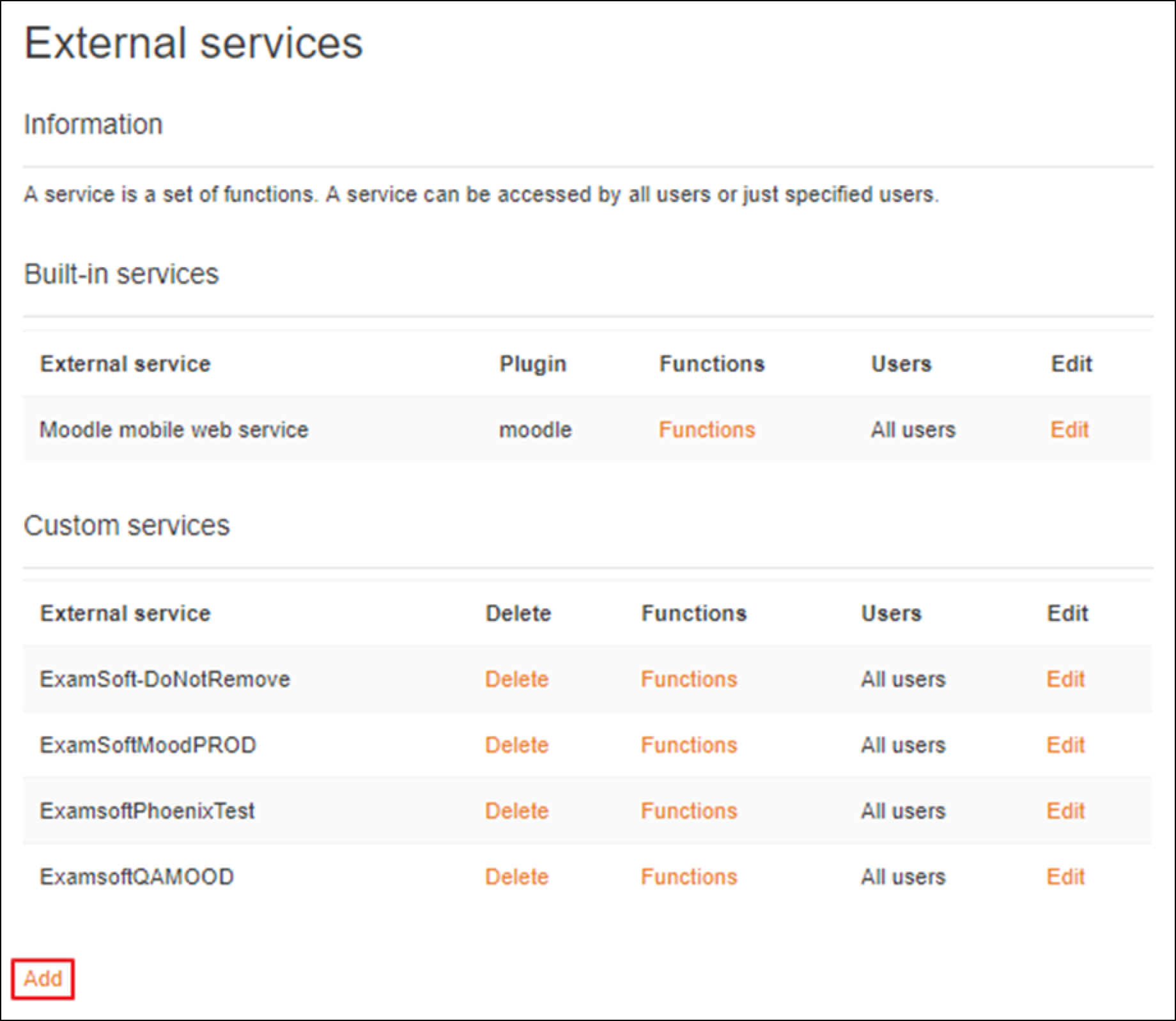 Legacy Portal: Set Up Your Moodle Integration – ExamSoft