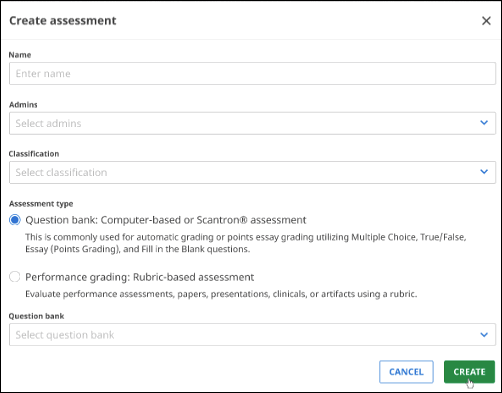 Enterprise Portal: Get Started Creating an Assessment – ExamSoft