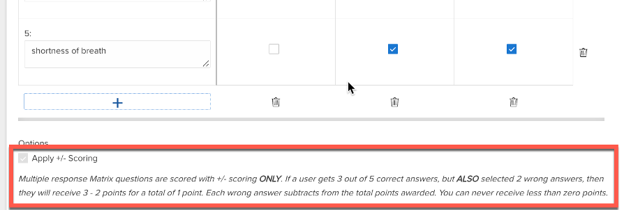 Enterprise Portal: Tips for Matrix Questions – ExamSoft