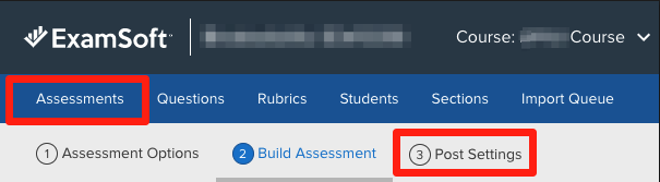 Enterprise Portal: Post an Assessment – ExamSoft