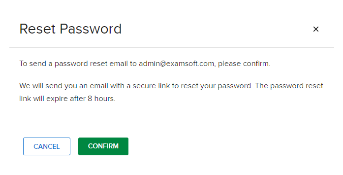 Enterprise Portal: Reset Your Account Password – ExamSoft