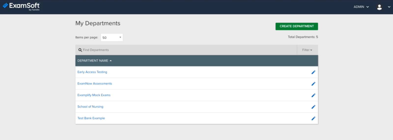 Benchmark Exams Faculty Workflow – ExamSoft