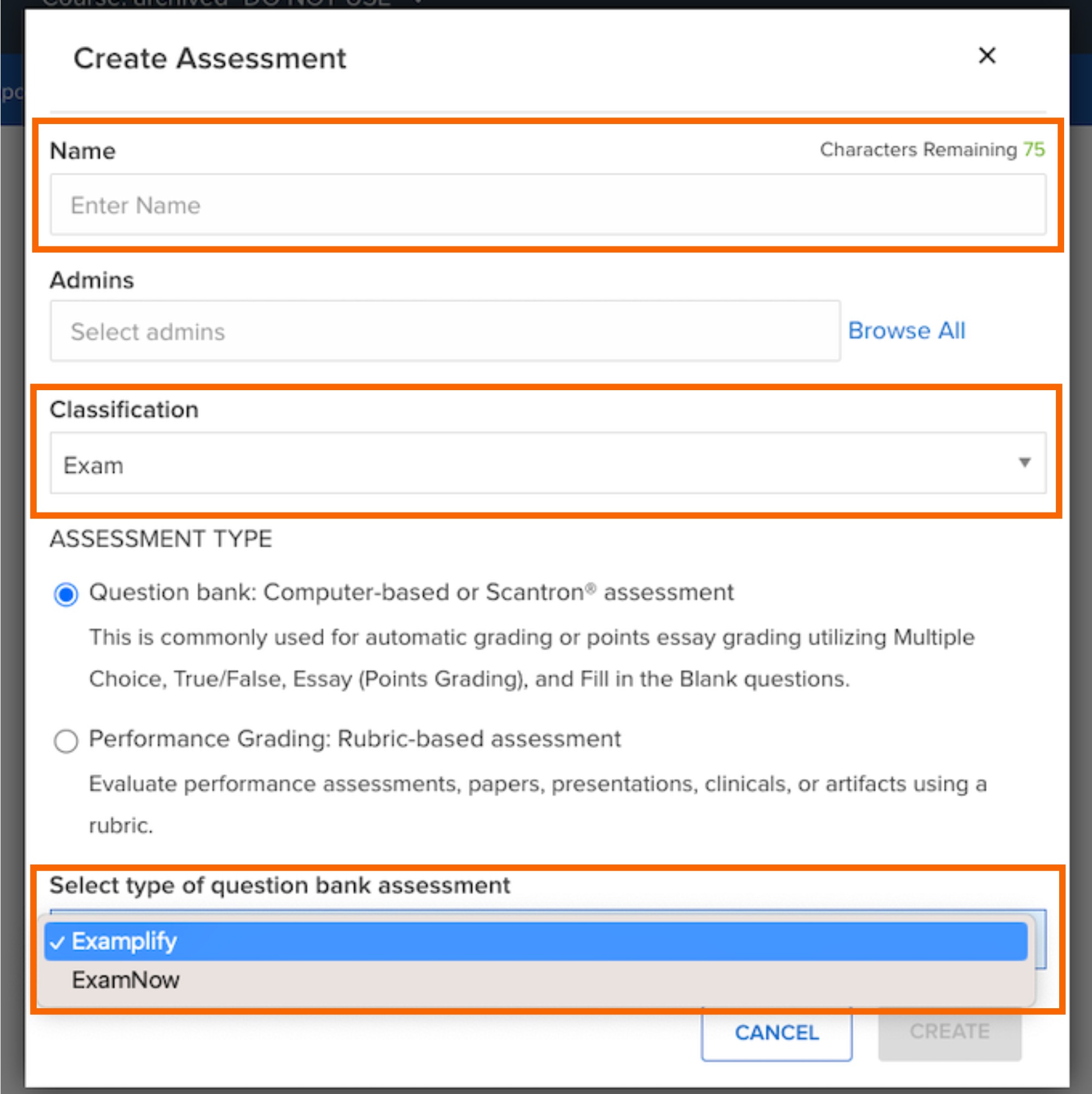 Enterprise Portal: Create an ExamNow Assessment – ExamSoft