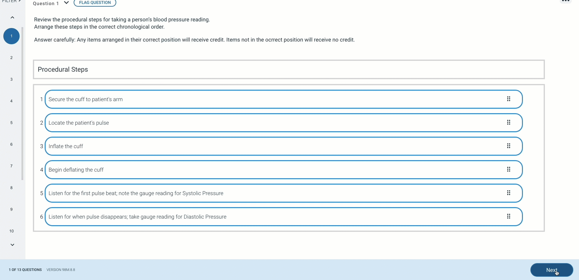 Examplify: Answer a Bowtie Question – ExamSoft