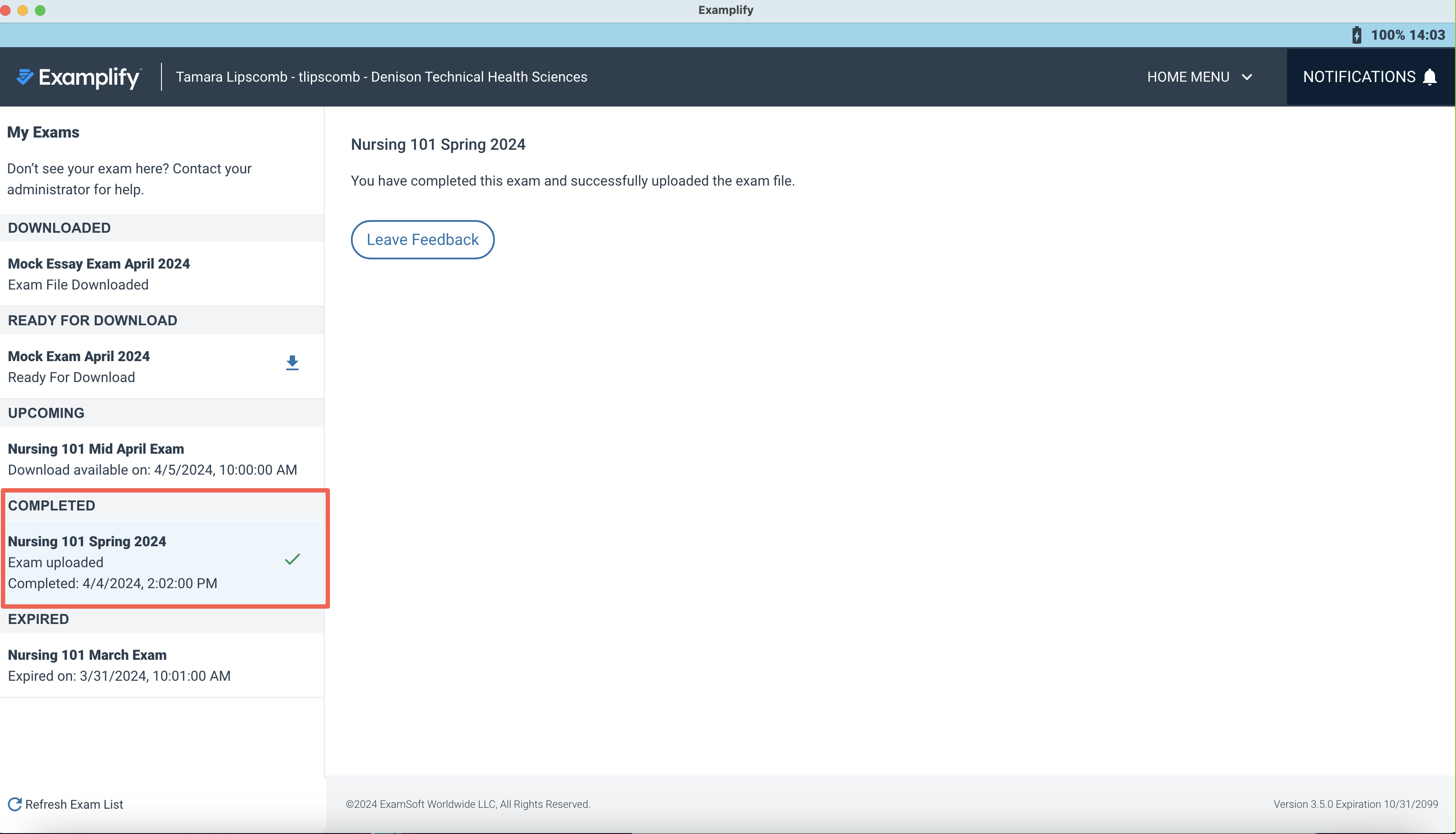 Examplify: Prepare to Take an Exam with ExamID and ExamMonitor – ExamSoft