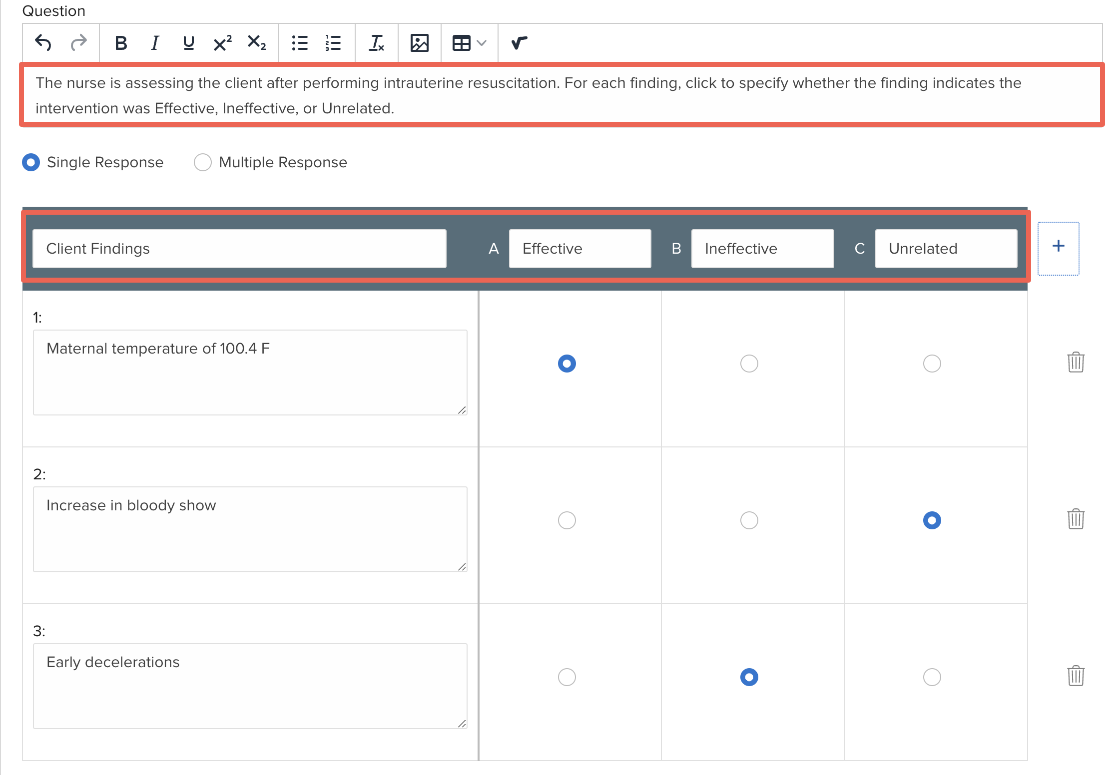 Enterprise Portal: Tips for Matrix Questions – ExamSoft